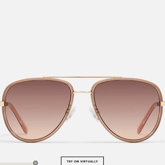Quay Australia | Accessories | New Quay All In Mini Aviators Peach Read ...